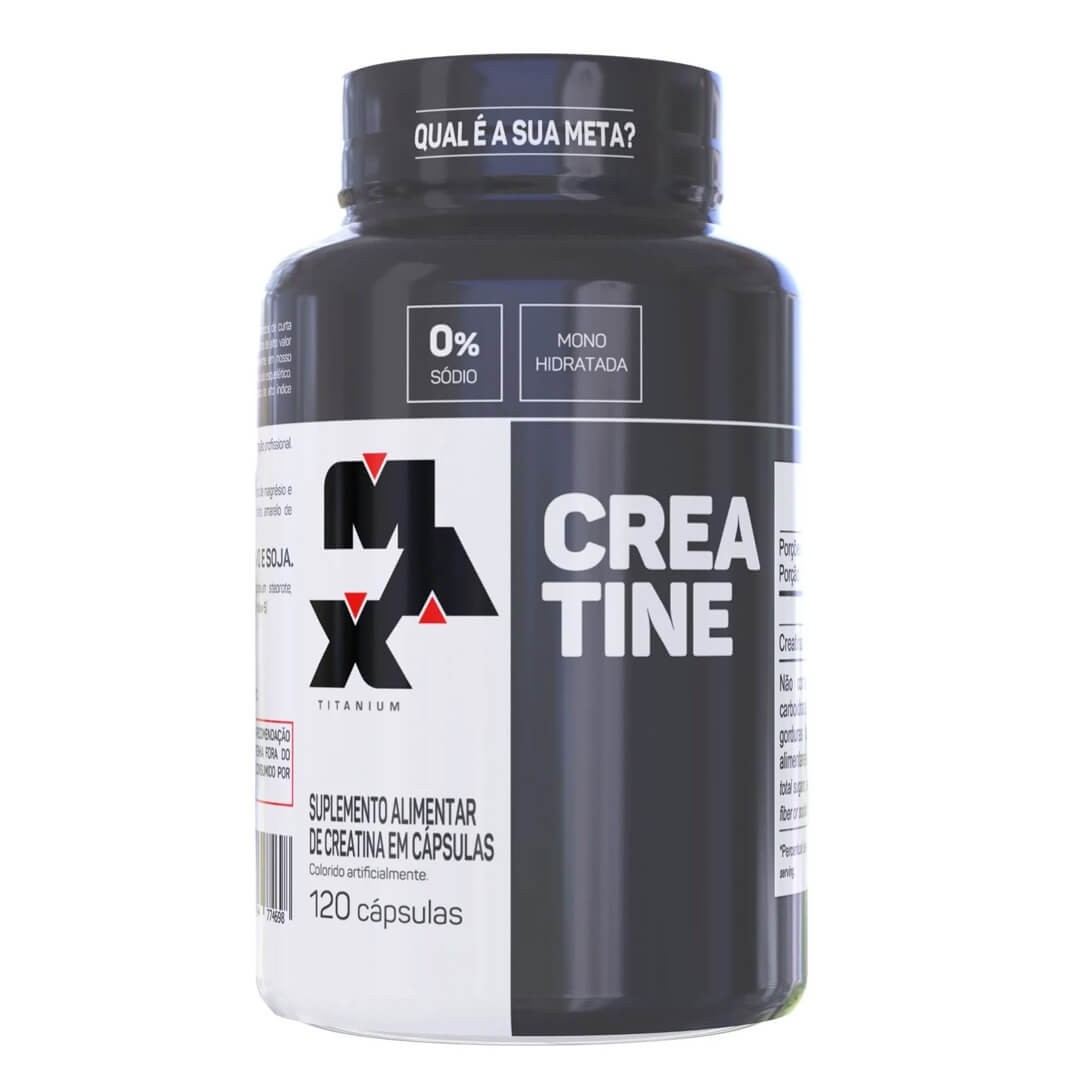 Muscle Open | Creatina Max Titanium 120 cápsulas | Energia e ...