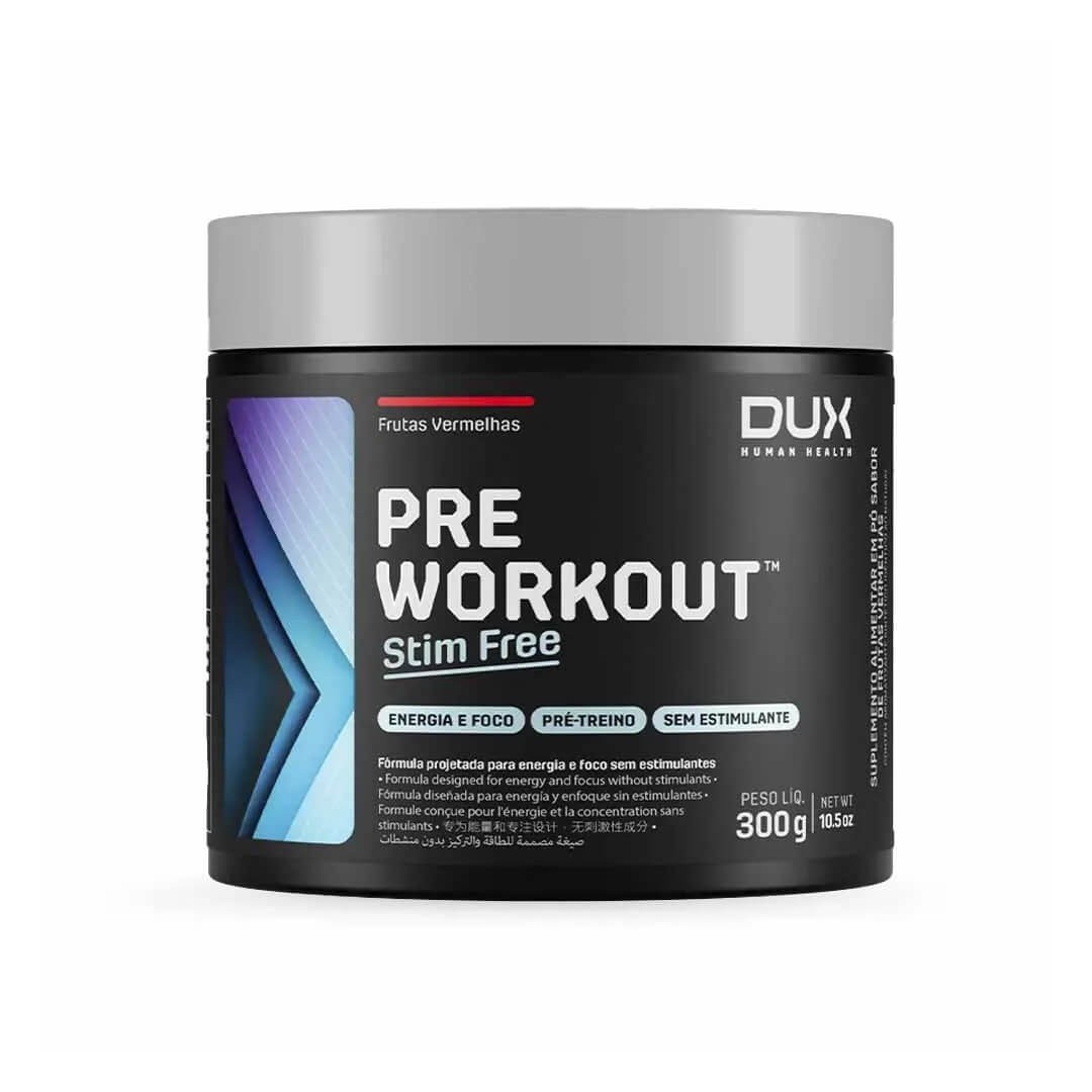 Muscle Open | Pré-Workout DUX Nutrition Stim Free 300g | Sem Cafeína ...
